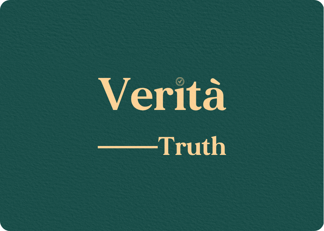 Meaning and definition of Verità