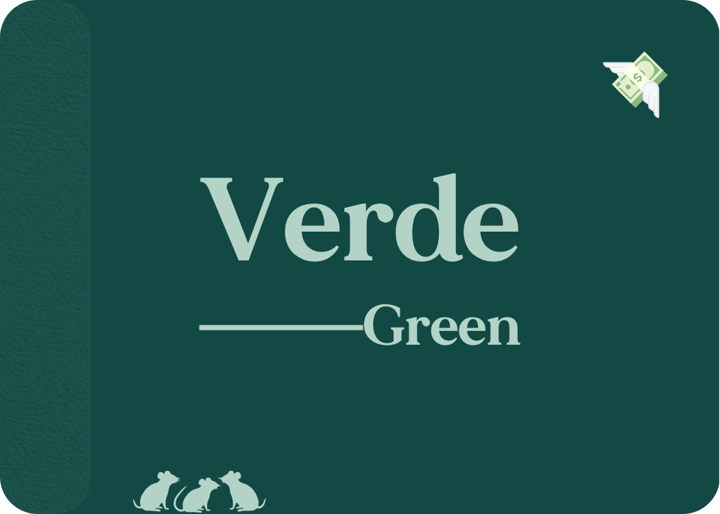 Meaning and definition of Verde