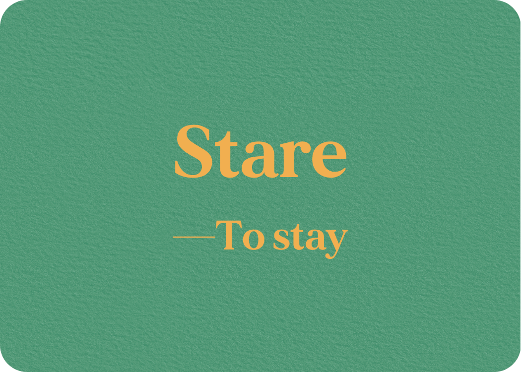 Conjugation of "Stare" (to stay) in Italian