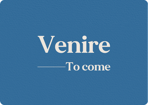 Conjugation of "Venire" (to come) in Italian